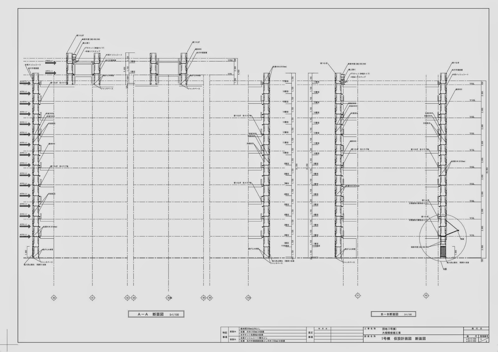 単管足場図面 _ 単管足場サイズ – VISHUJI